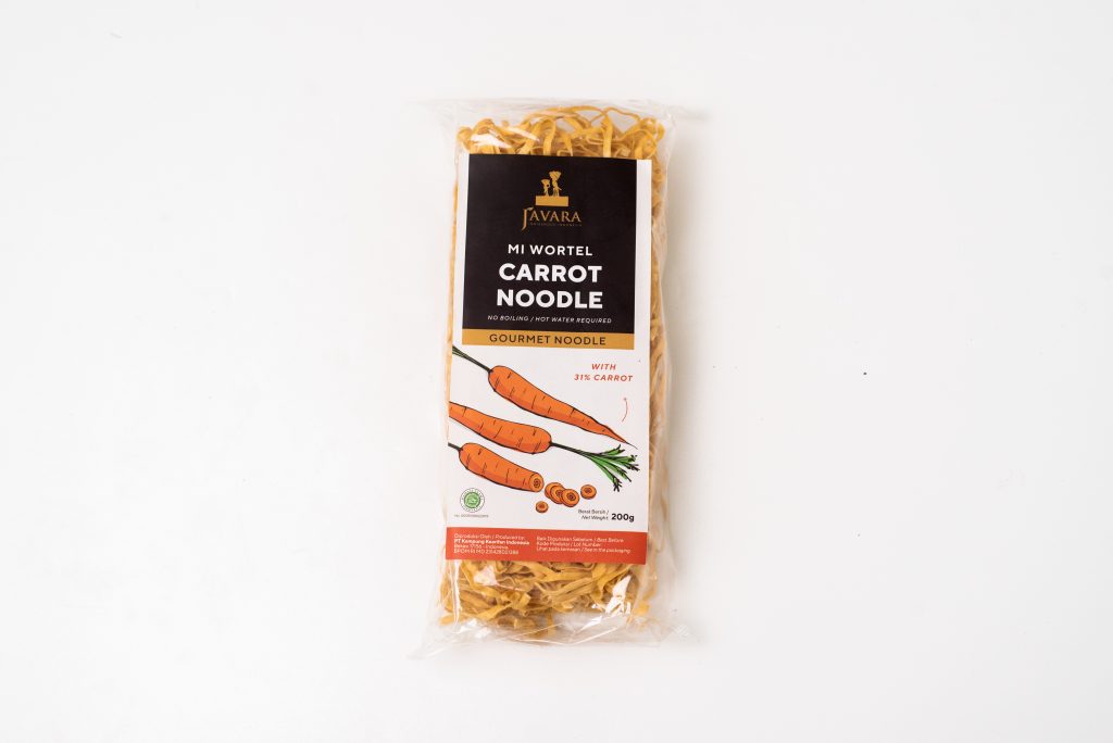 Javara Noodles Carrot 200g - Bali Buda