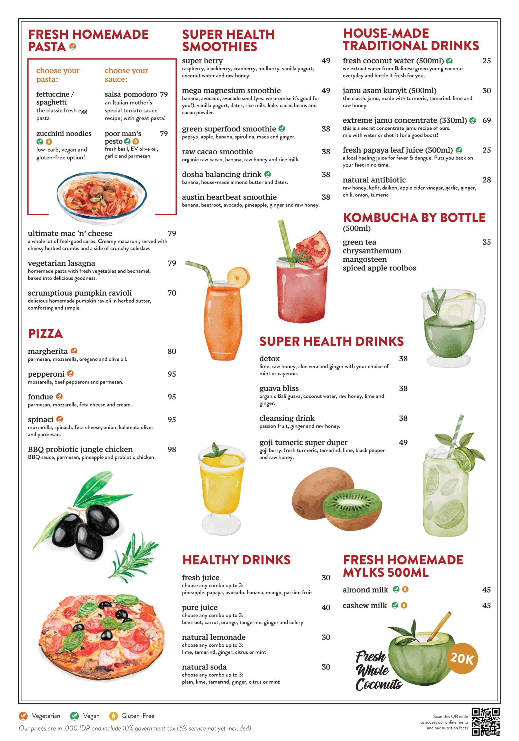 Our Menu - Bali Buda