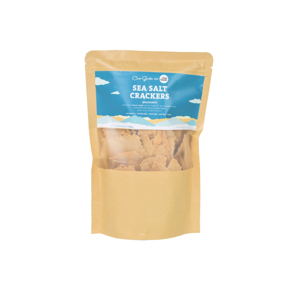 Casa Grata X Bali Buda Sea Salt Gluten-Free Crackers 200g - Bali Buda
